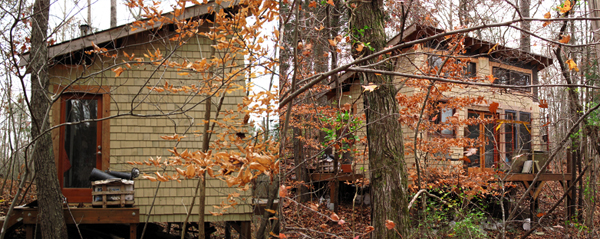 Bowerbirds' Hand-Built Tiny Art Studio and Small Cabin/ Recording ...