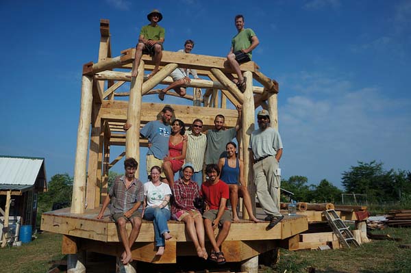 Build Locally with Roundwood Timber Framing - Tiny House Blog