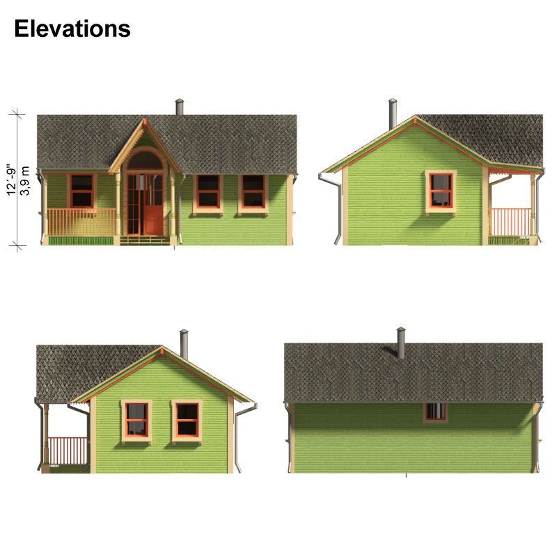 Diana Victorian Small House Plans - Tiny House Blog