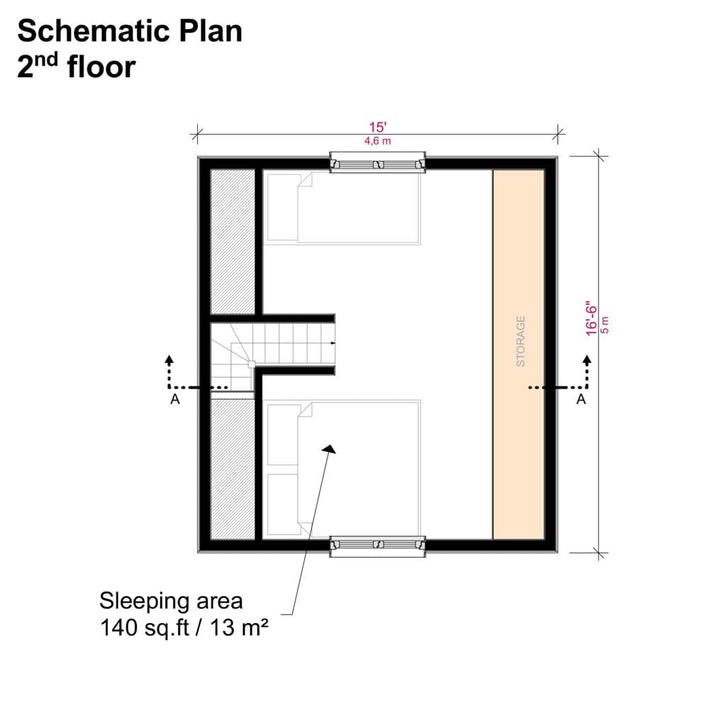 Maja Scandinavian Cabin Plans - Tiny House Blog