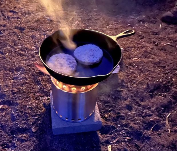 Solo Stove Campfire First Burn - Tiny House Blog
