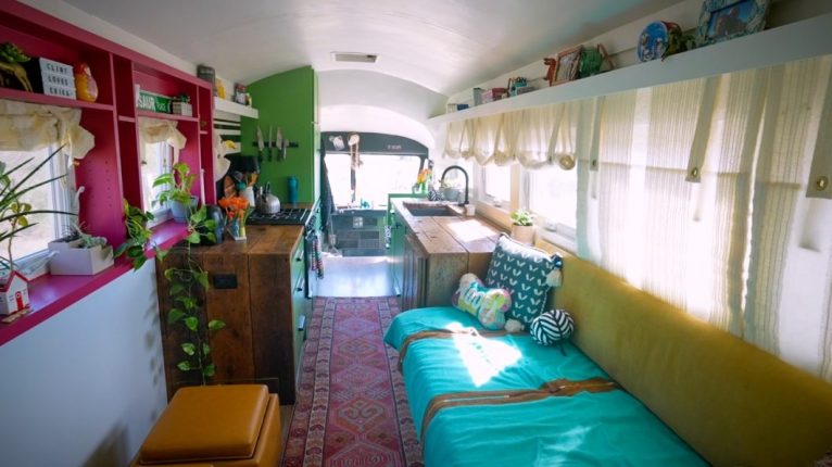 Impressive Vintage Bus Conversion - Tiny House Blog