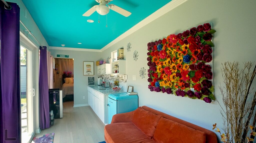 Her She-Shed Shipping Container House - Tiny House Blog