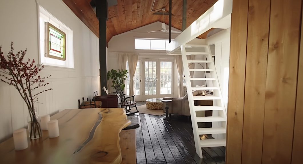 Woman’s Tiny Floating House with Stunning Interior - Tiny House Blog
